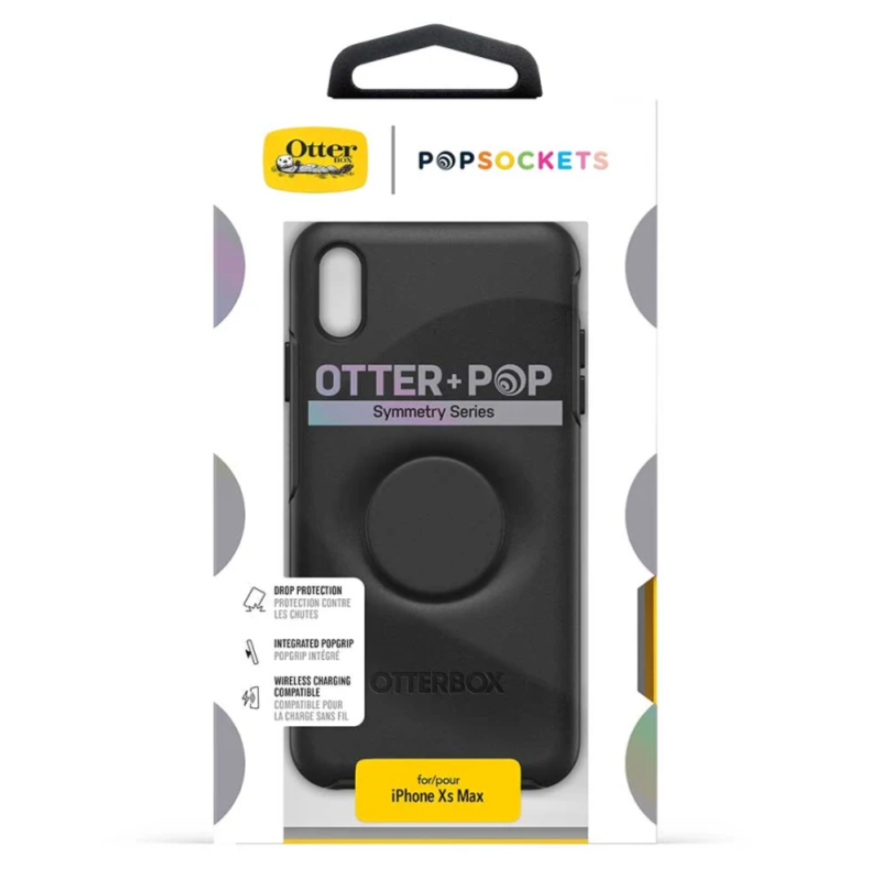 black iphone case with popsocket